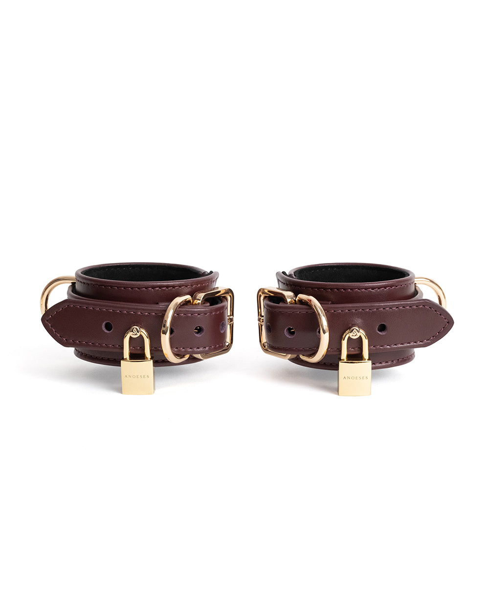 Anoeses Hand & Ankle cuffs "Estrid" Burgundy – ANOESES