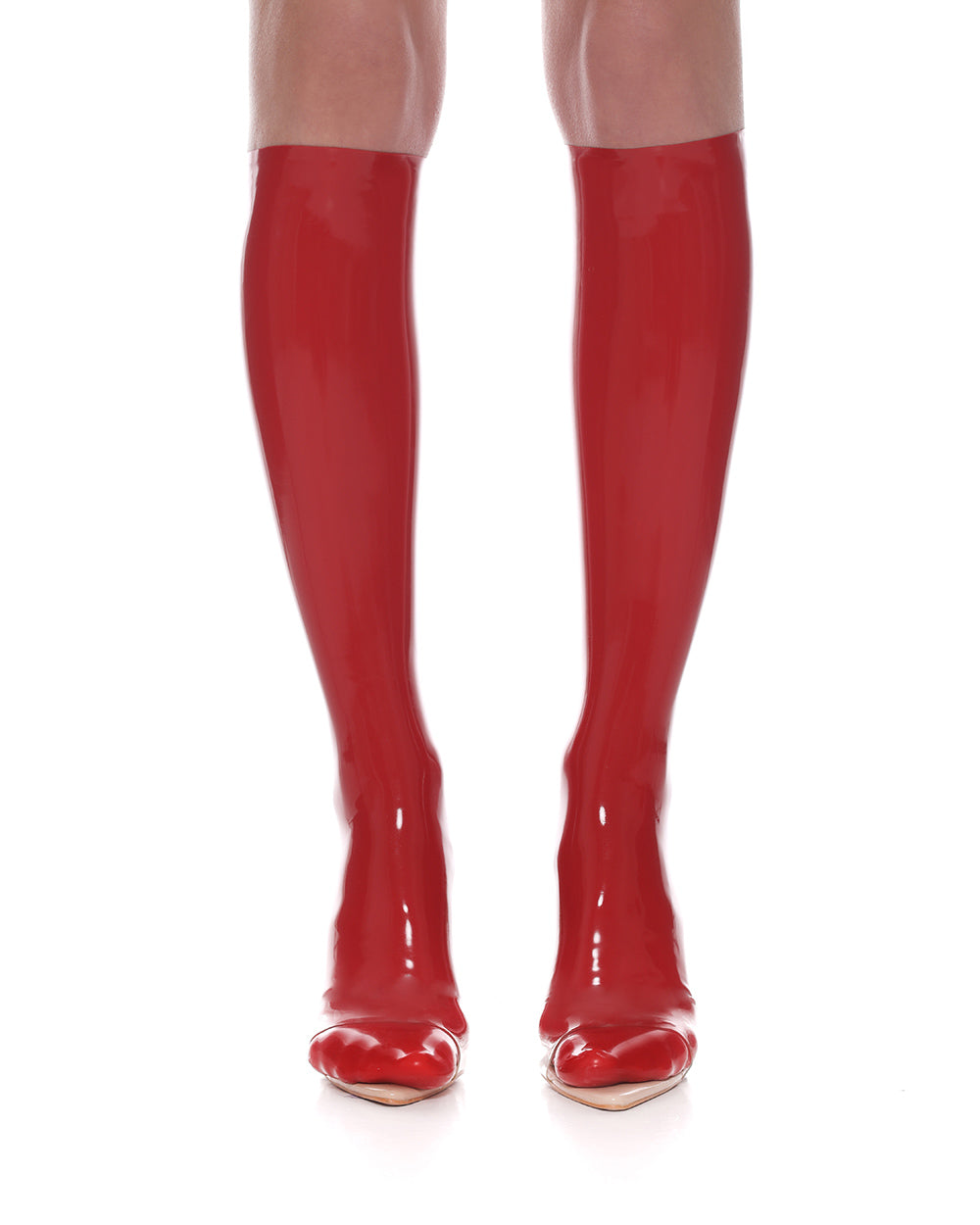 High Socks "Stella001" Red – ANOESES