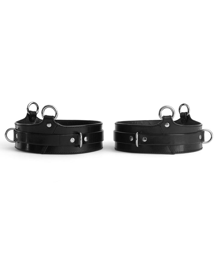 Luxury leather wrist, thigh, and ankle cuffs - Anoeses – ANOESES